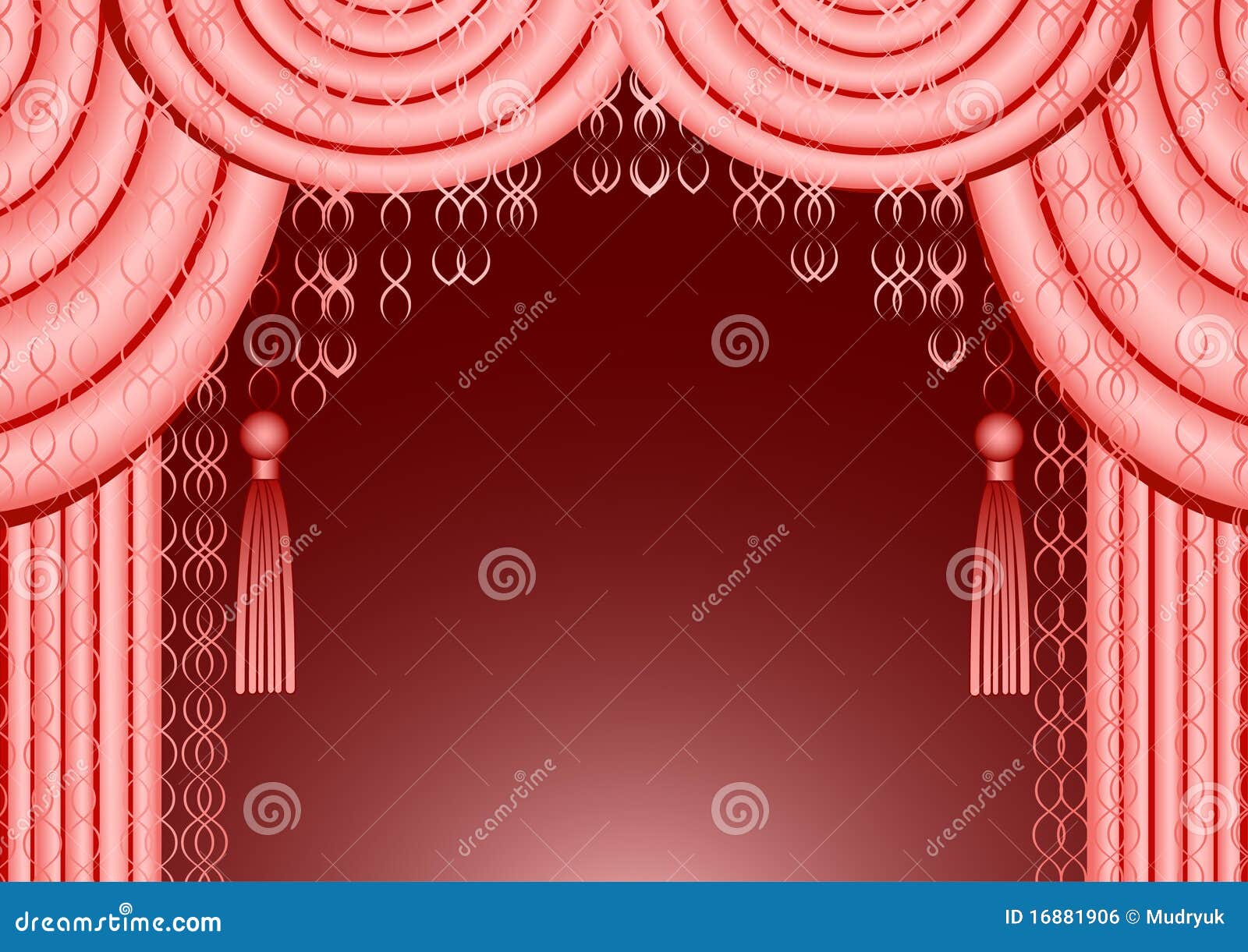 Pink Curtain Frame Stock Illustrations – 1,053 Pink Curtain Frame Stock ...