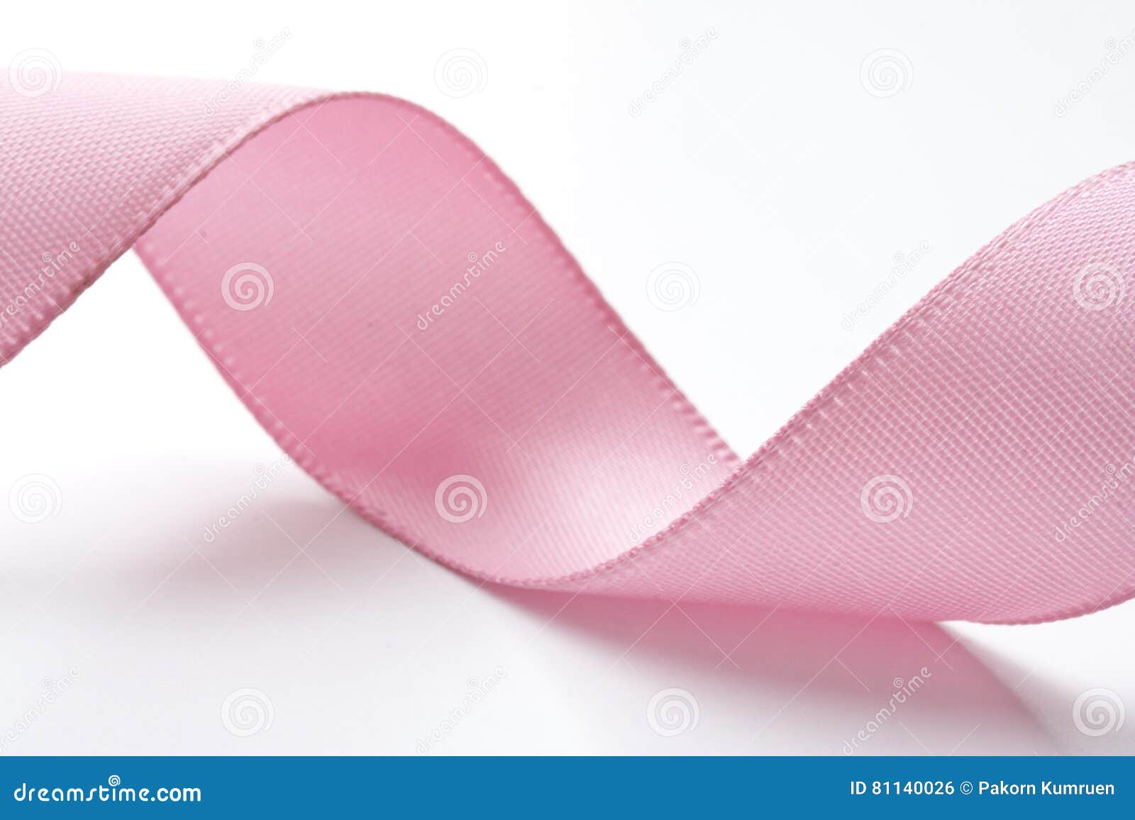 Pink curved ribbon stock illustration. Illustration of pink - 81140026