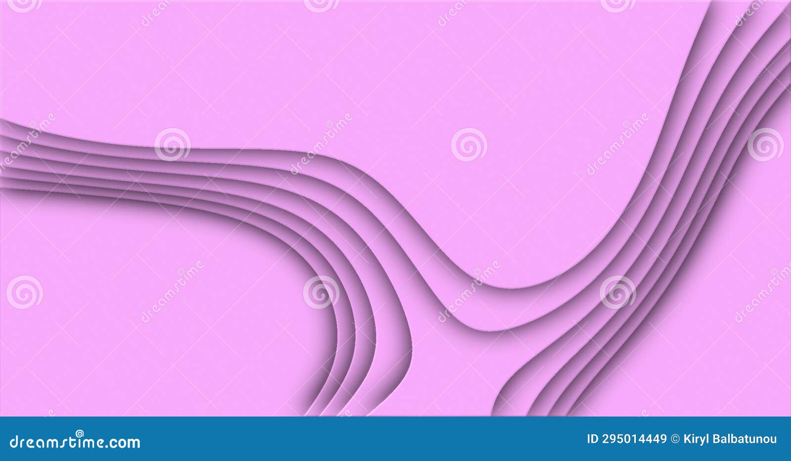 Pink Cut Curve Abstract Background Pattern of Lines Stock Illustration ...