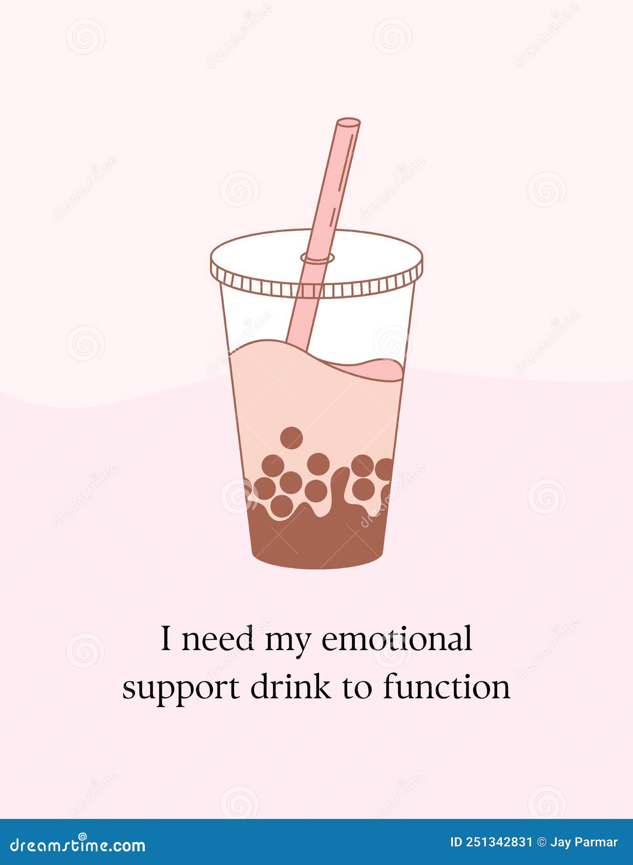 Pink Cute Milk Tea Notebook Cover Stock Image - Image of lighting ...