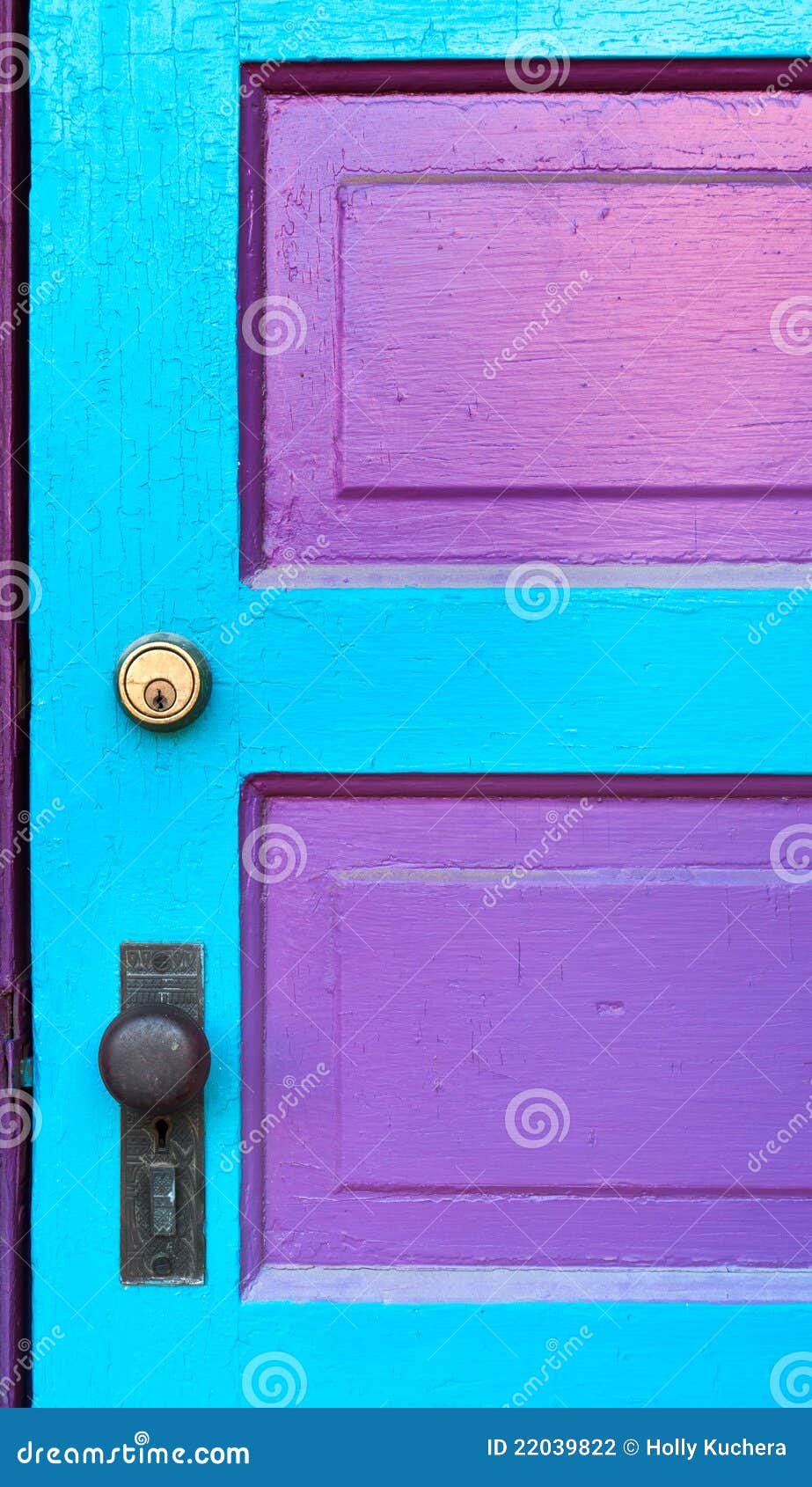 Pink & Cyan Door stock photo. Image of object, pink - 22039822