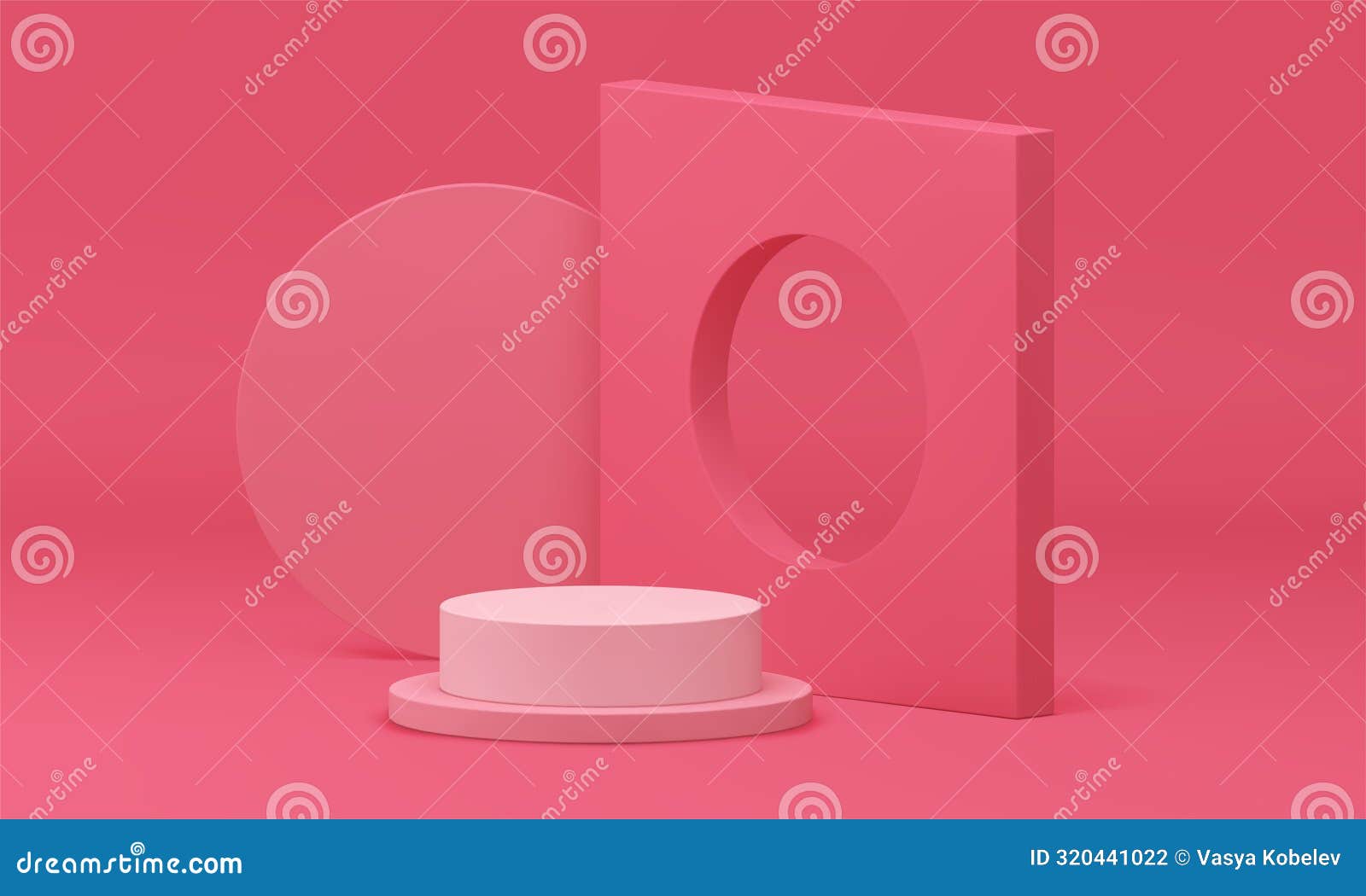 Cylinder Basic Geometric 3d Shape Vector Illustration, Three ...