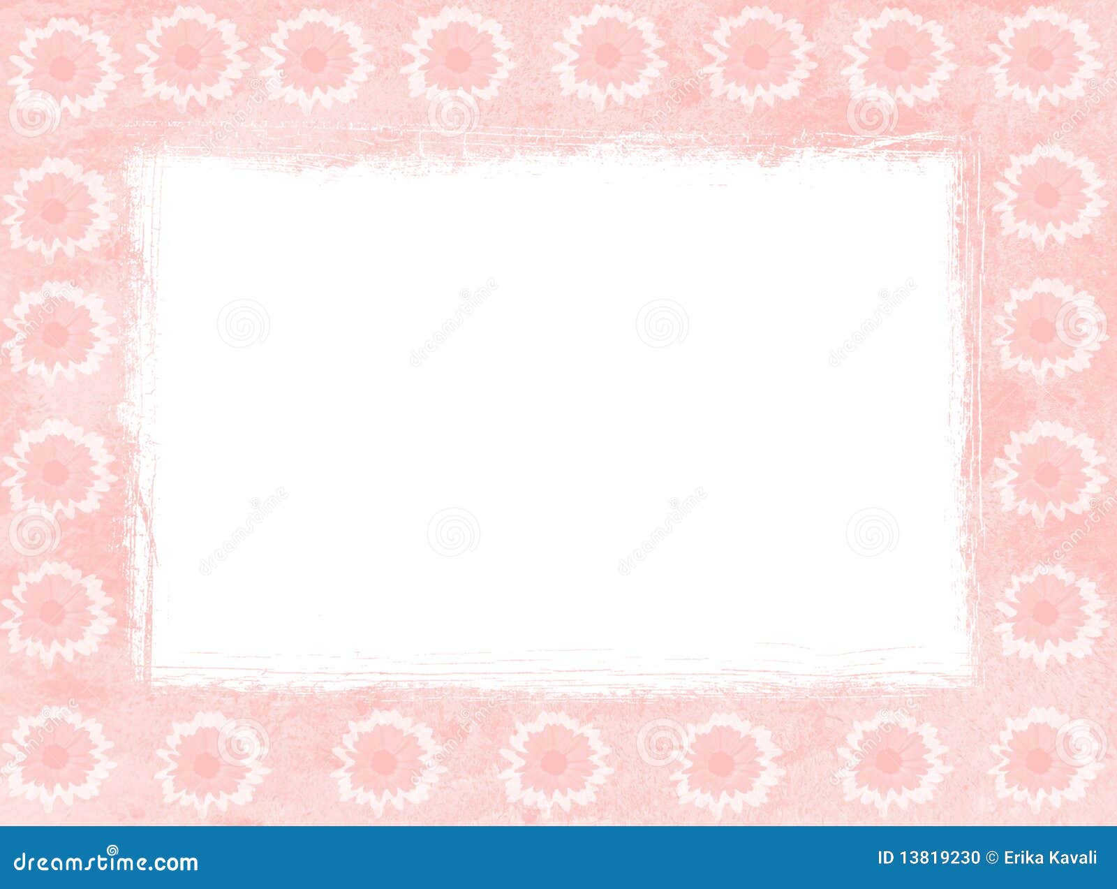 Pink daisy frames stock illustration. Illustration of daisy - 13819230