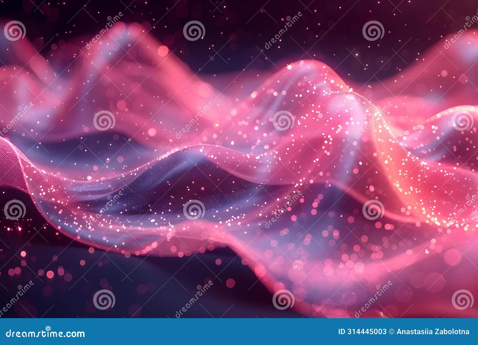 Pink Data Stream Elegance. Concept Data Visualization, Technology ...