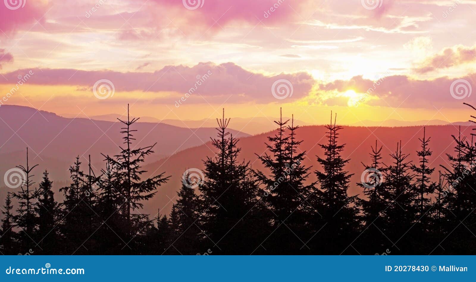 Pink dawn stock photo. Image of light, heaven, land, outdoor - 20278430