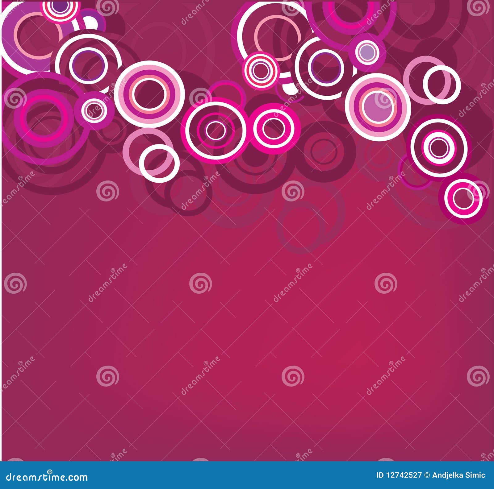 Pink decorative circle stock vector. Illustration of green - 12742527