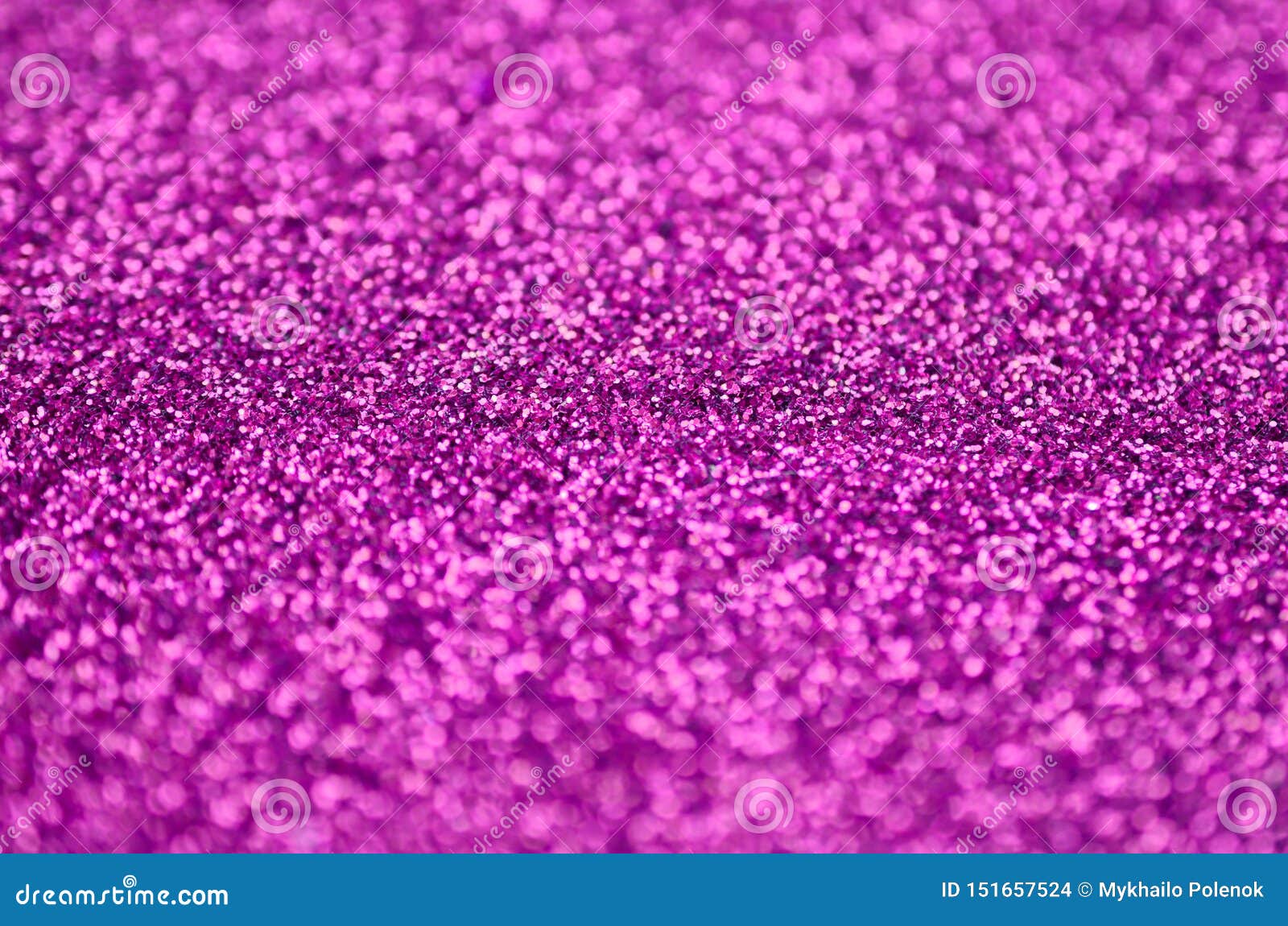 Pink Decorative Sequins. Background Image with Shiny Bokeh Lights from ...