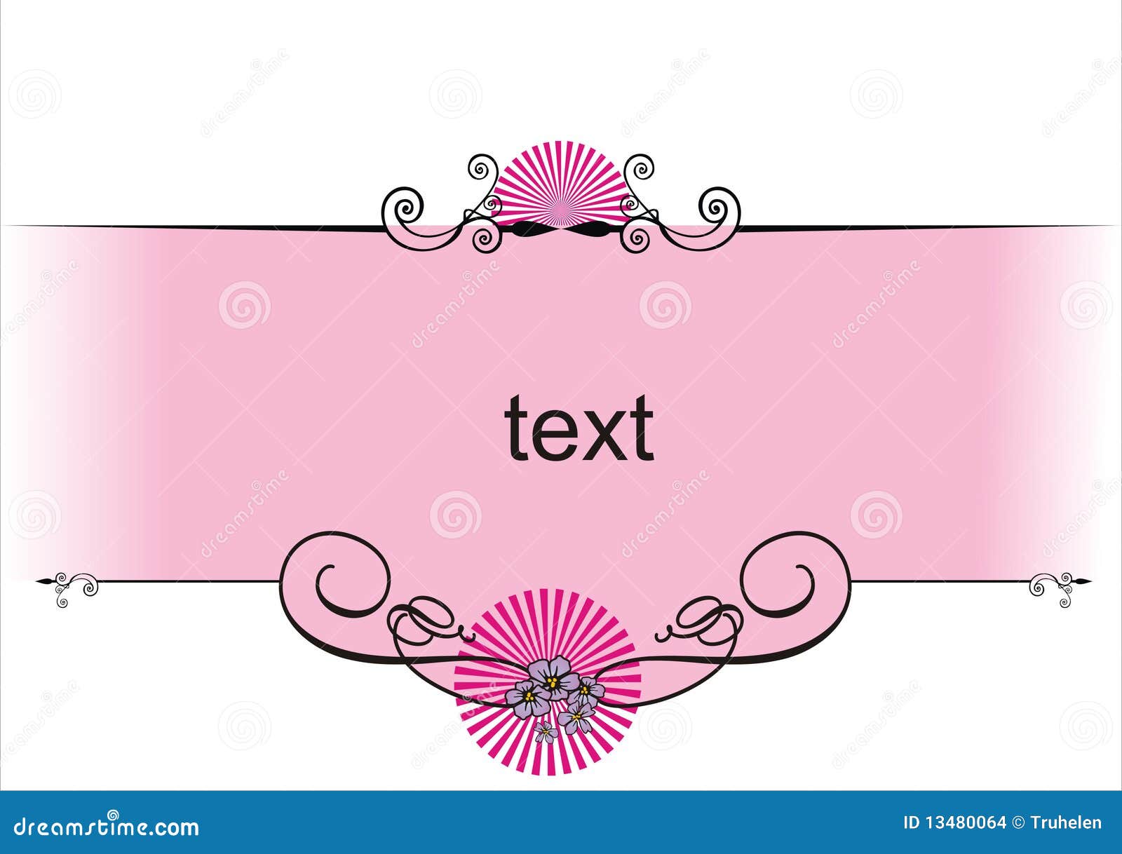 Pink design stock illustration. Illustration of drawing - 13480064