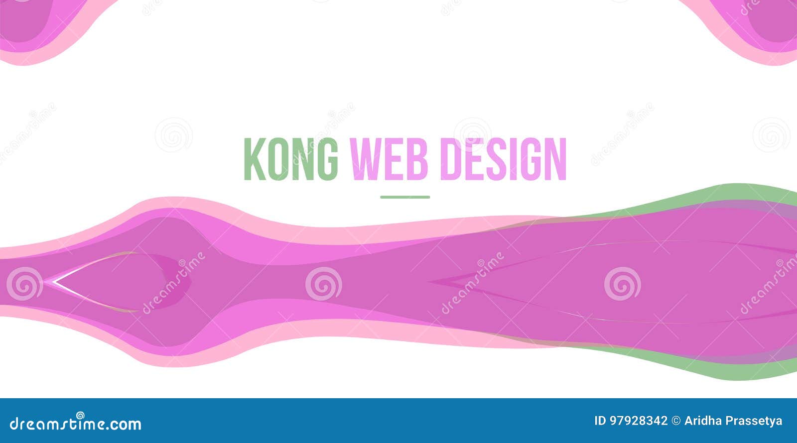 Pink Design Abstract Header Website Stock Vector - Illustration of ...
