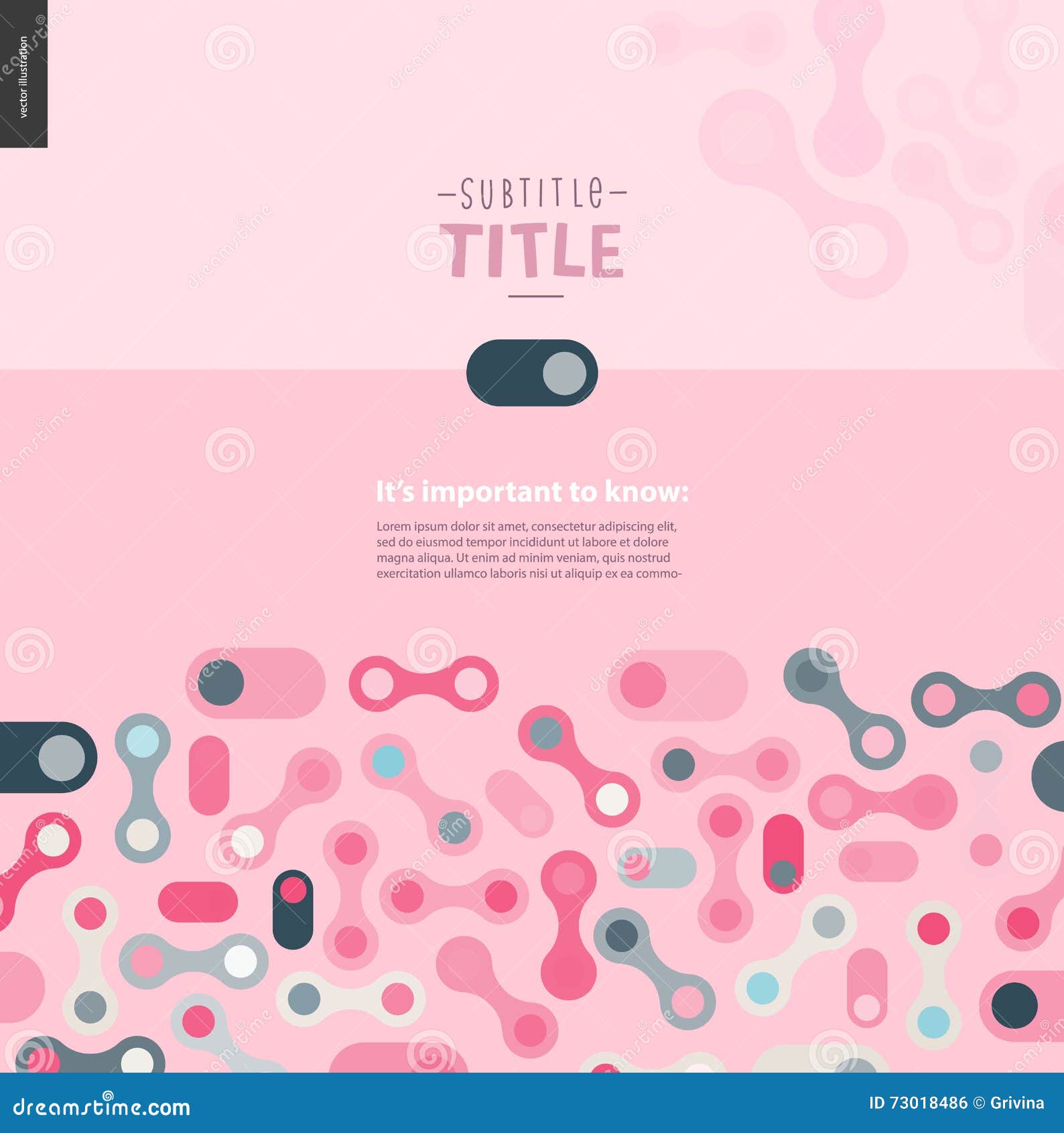 Pink design banner stock vector. Illustration of element - 73018486