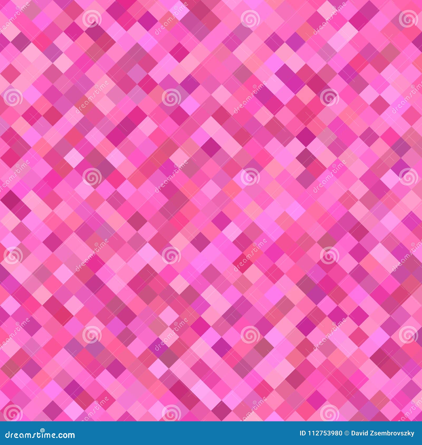 Pink Diagonal Square Pattern Background - Geometrical Vector ...