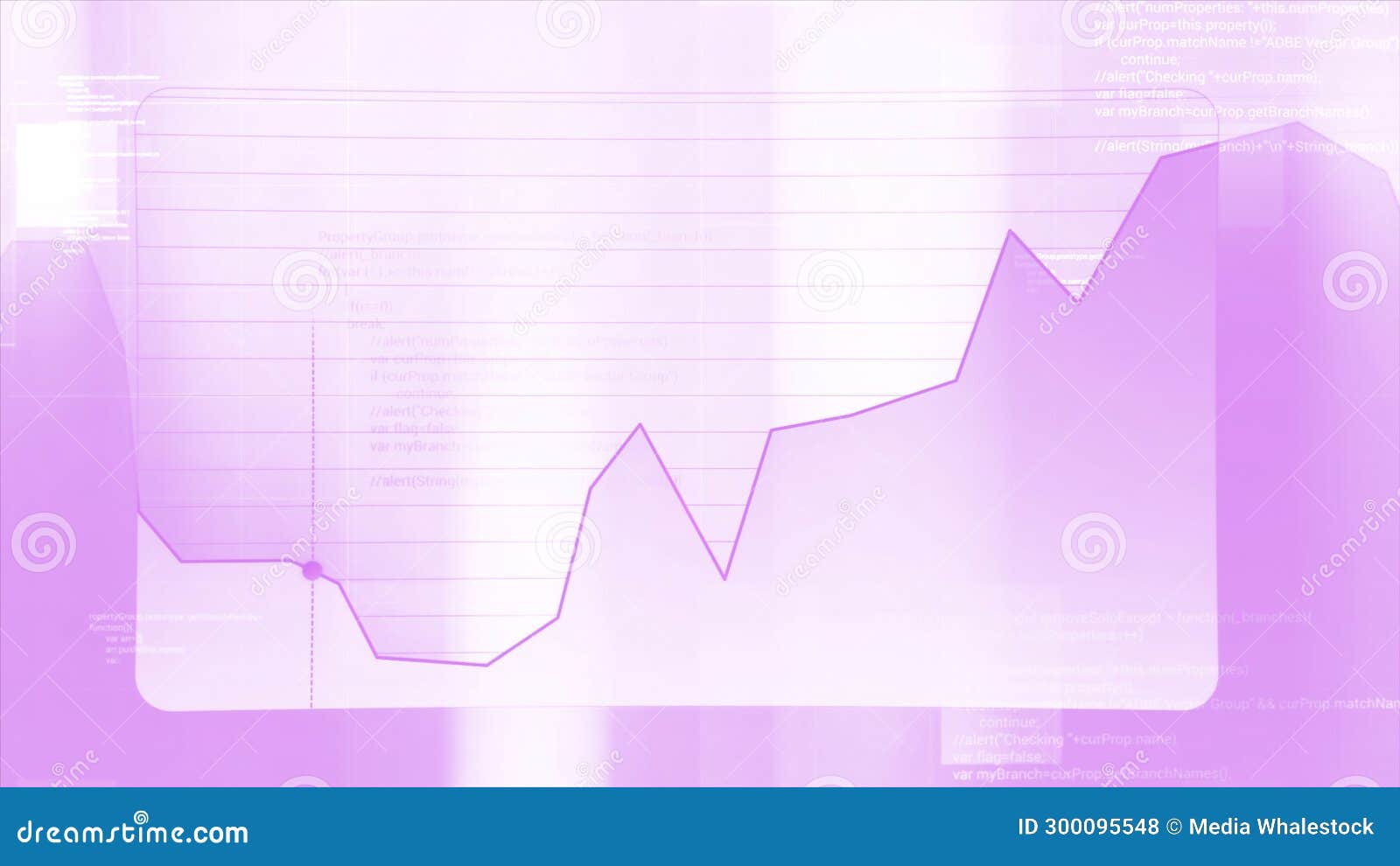 Pink Diagram. Motion.a Light-delicate-colored Graph that Runs Rising ...