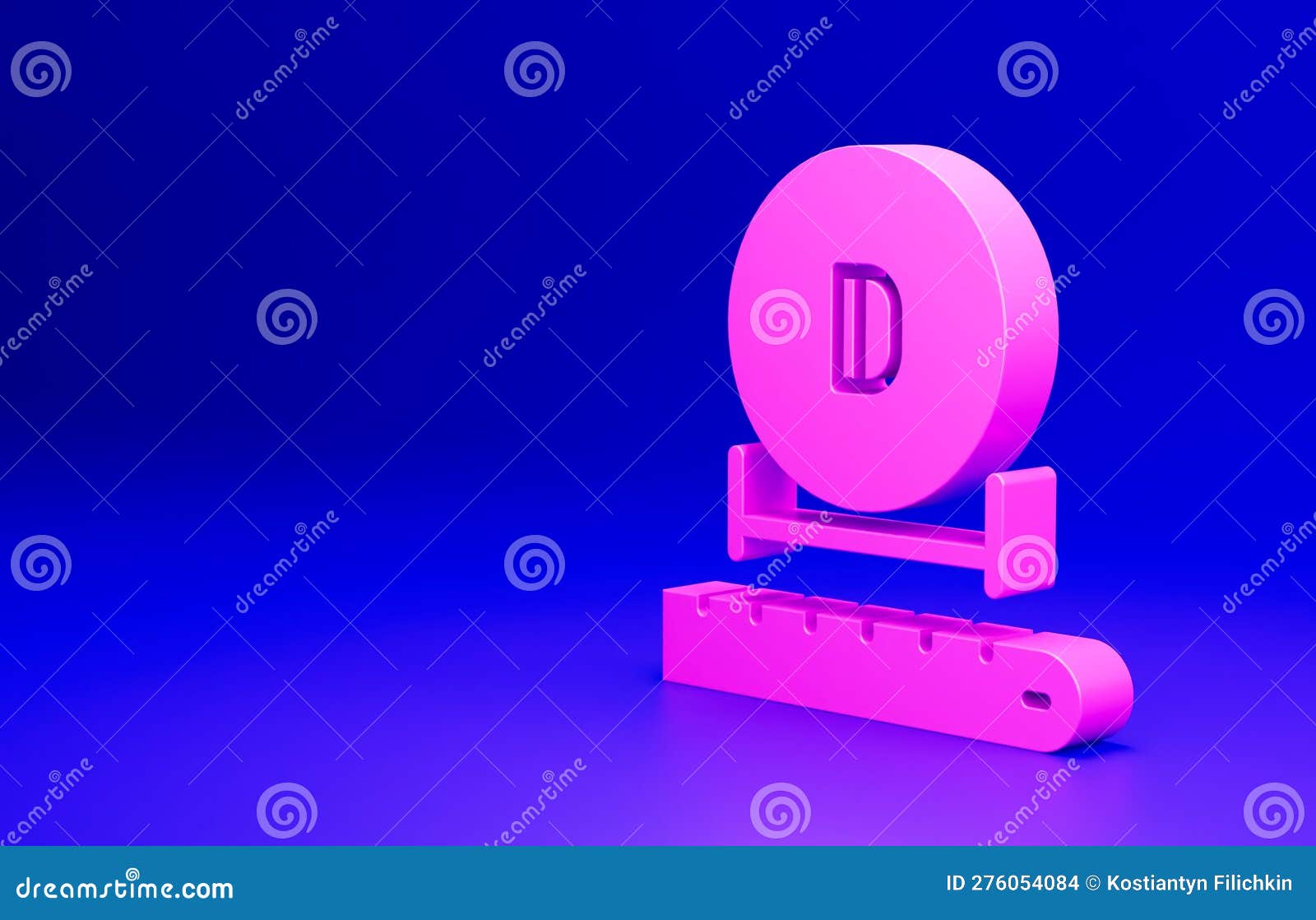 Diameter Icon On White Background. Circle Diameter Sign. Flat Style ...