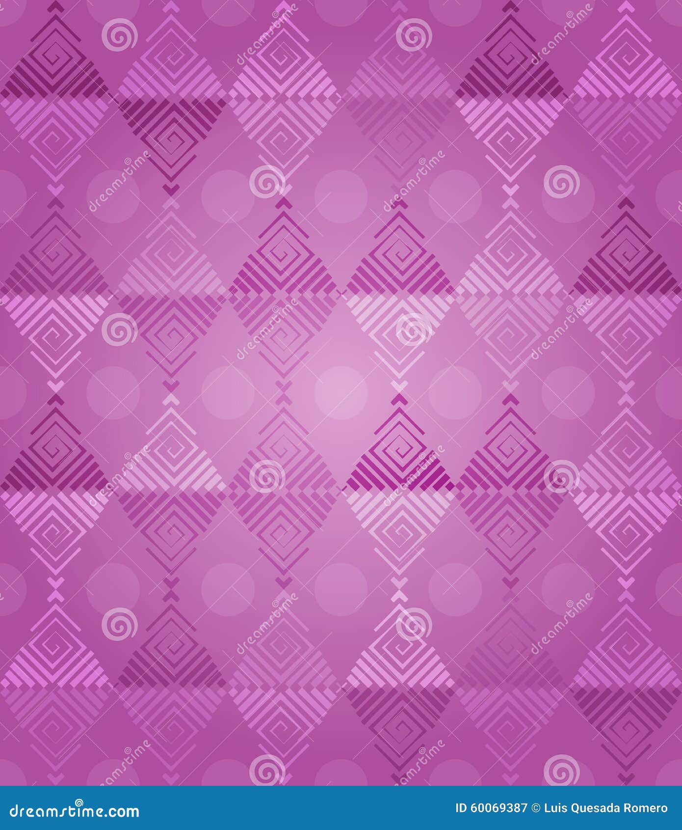 Pink Diamonds Pattern Fantasy Stock Vector - Illustration of decor ...