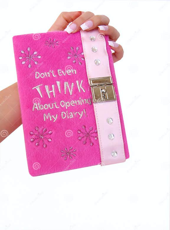 Pink diary stock image. Image of heart, emotion, pink - 1554019