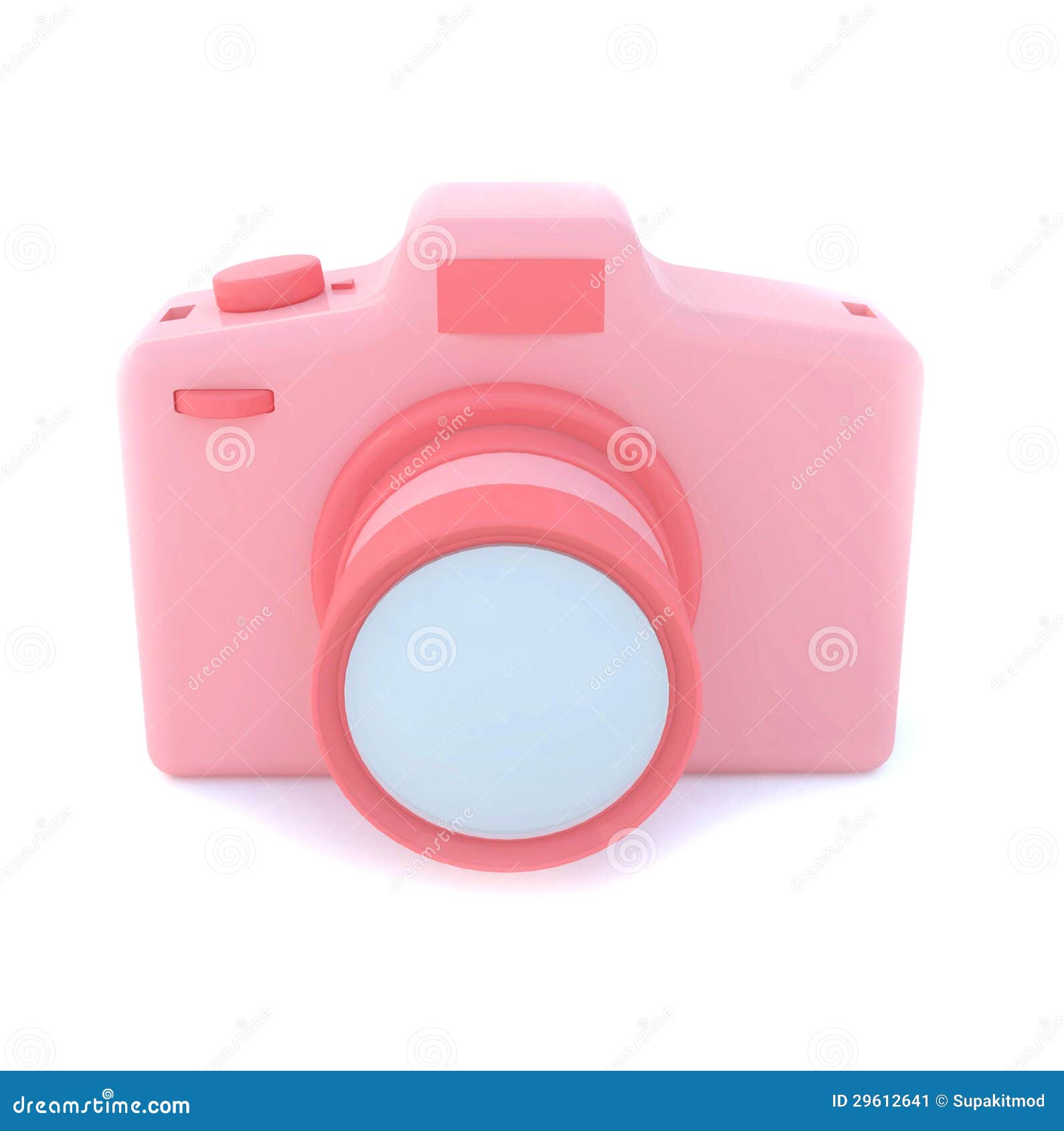 Pink digital camera stock illustration. Illustration of camera - 29612641