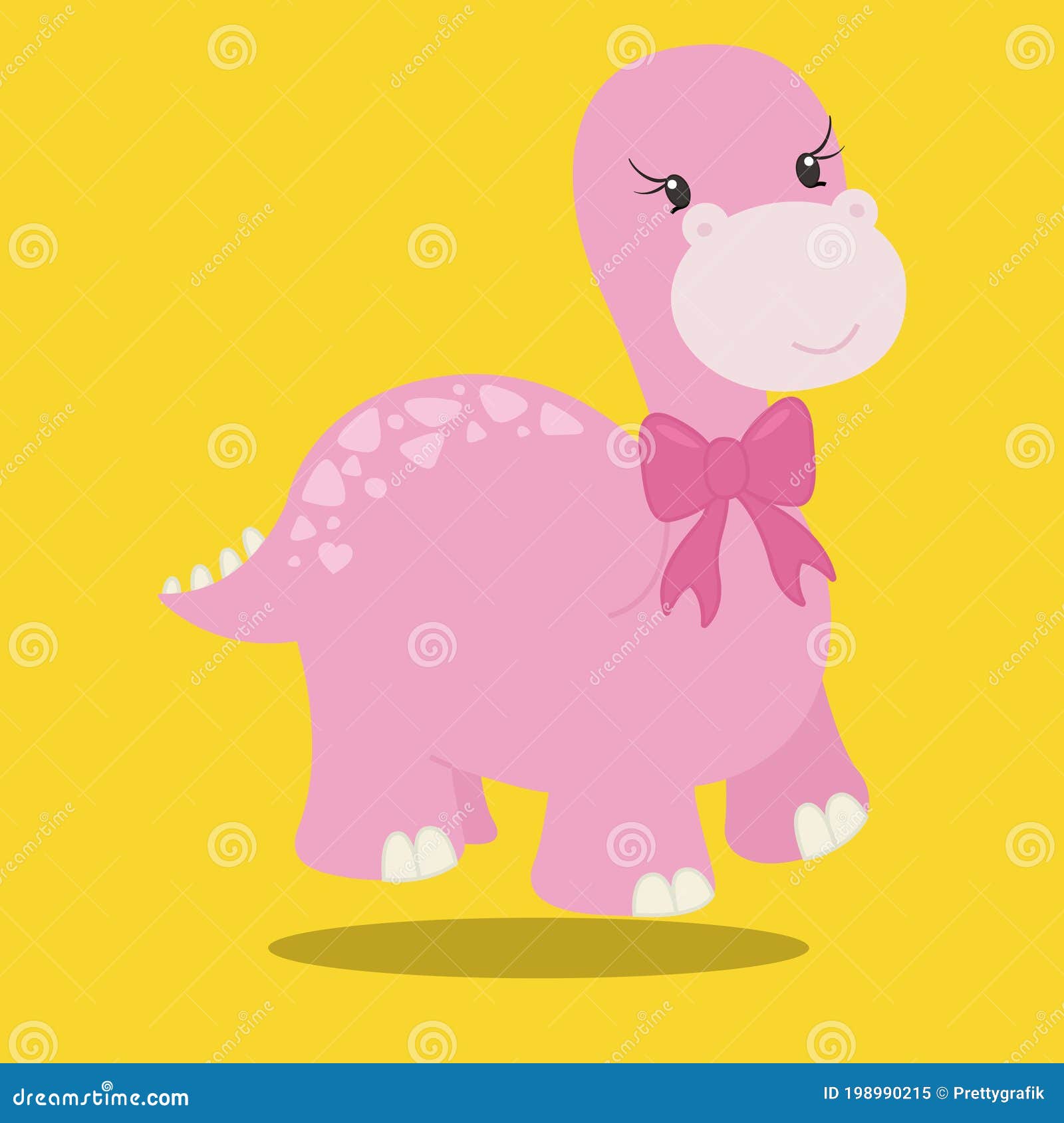Pink Dinosaurs Pink Dinosaur 01 Stock Vector - Illustration of cartoon ...