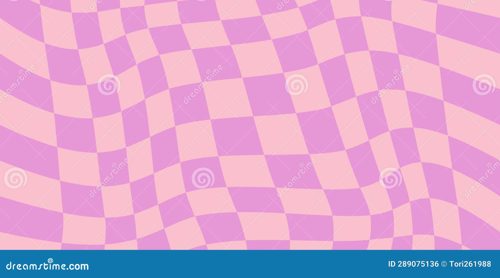 Pink Distorted Checkerboard Groovy Background. Stock Vector ...