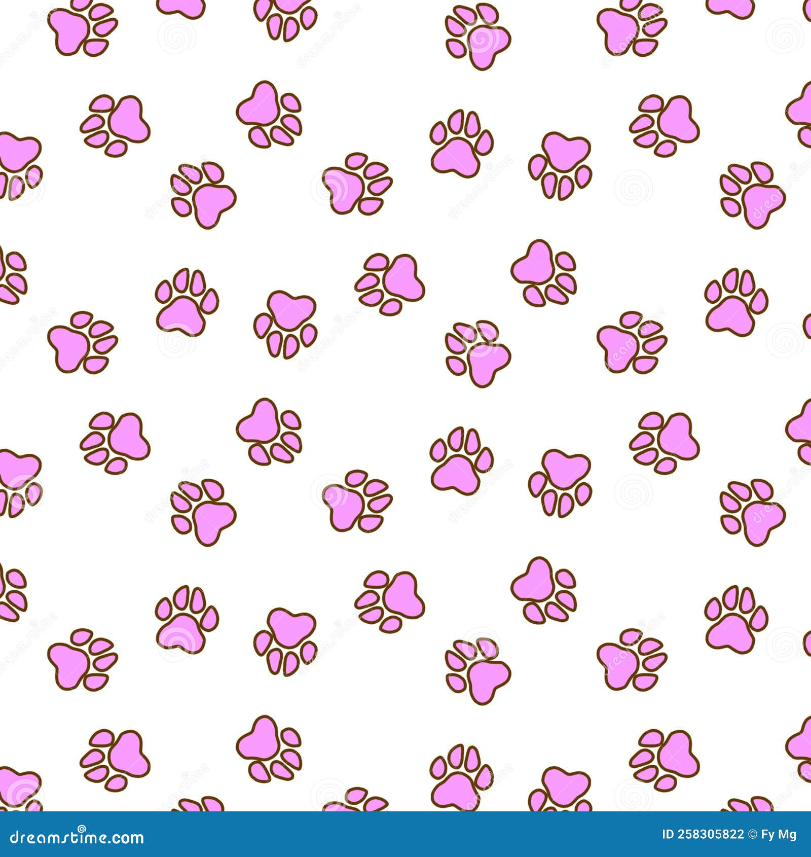 Pink Dog Paws, Pink Cat Paws, Pink Dog Footprints, Dog Paw Silhouette ...