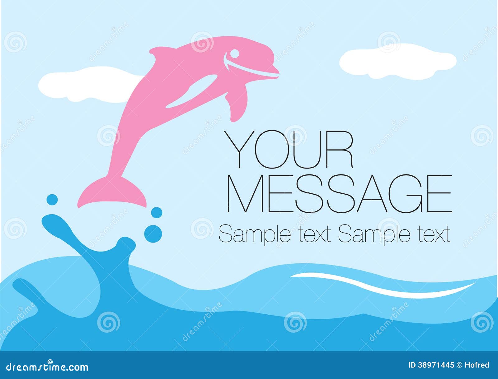 Layout Dolphin Layout With Black Outline. On White Background. Jump Out ...