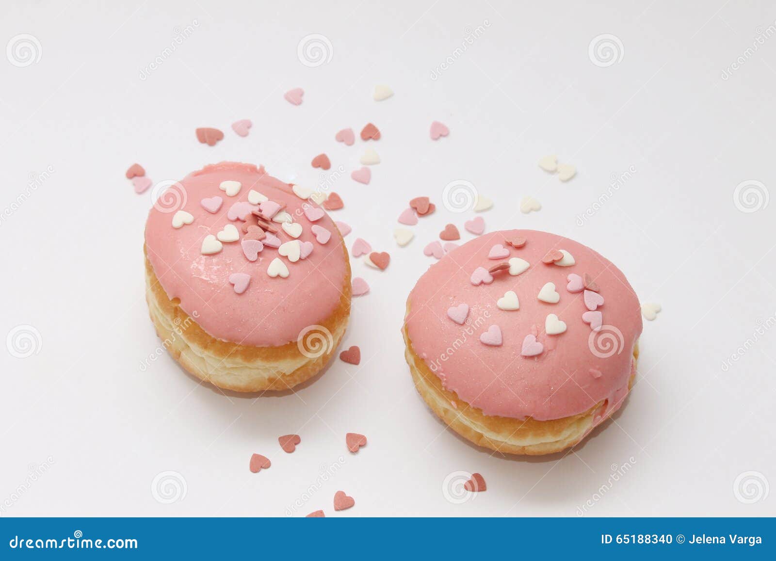 Pink Donut stock photo. Image of frosting, pastry, icing - 65188340
