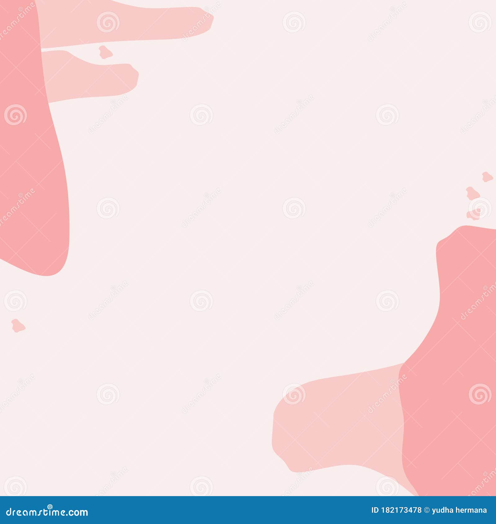 Pink Doodle Pattern Background with Abstract Shapes and Colors. Stock ...
