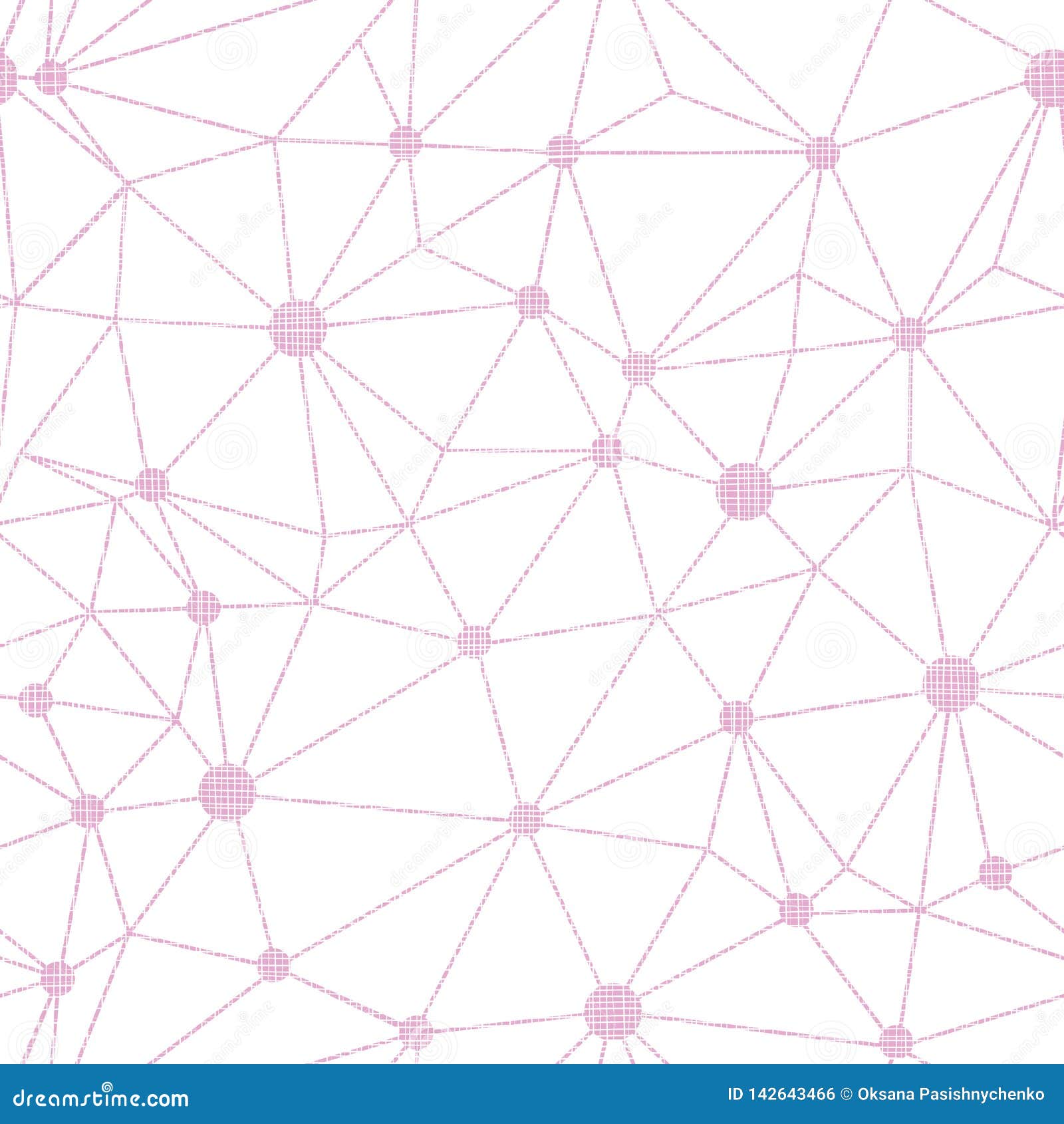 Pink Dots Wire Textile Textured Seamless Pattern Stock Vector ...