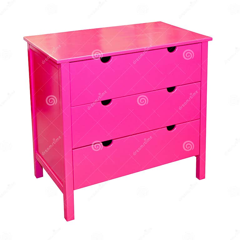 Pink drawer stock photo. Image of clipping, color, cabinet - 15565852