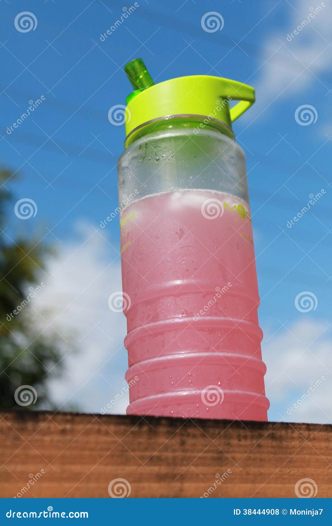 Pink Drink stock photo. Image of blue, bottle, refreshening - 38444908