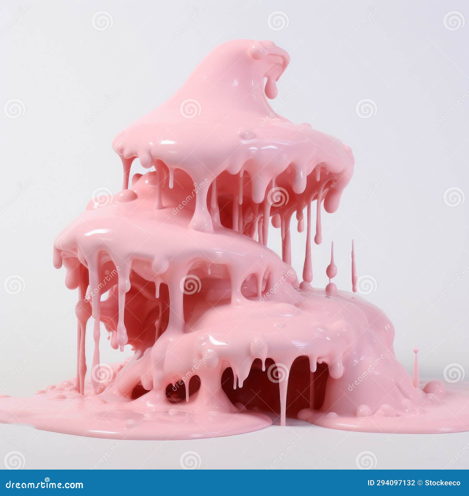 Pink Dripping Slush: a Surreal Sculptural Installation of Otherworldly ...