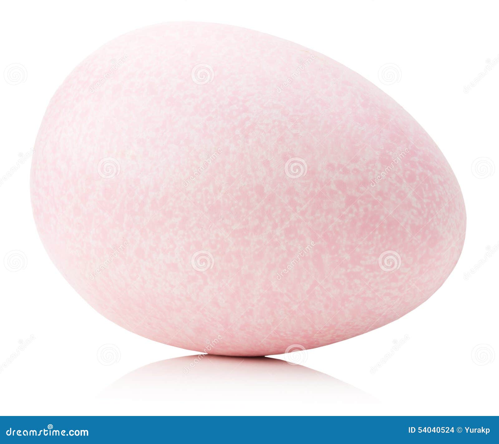 Pink Egg Isolated on a White Background Stock Photo - Image of yellow ...