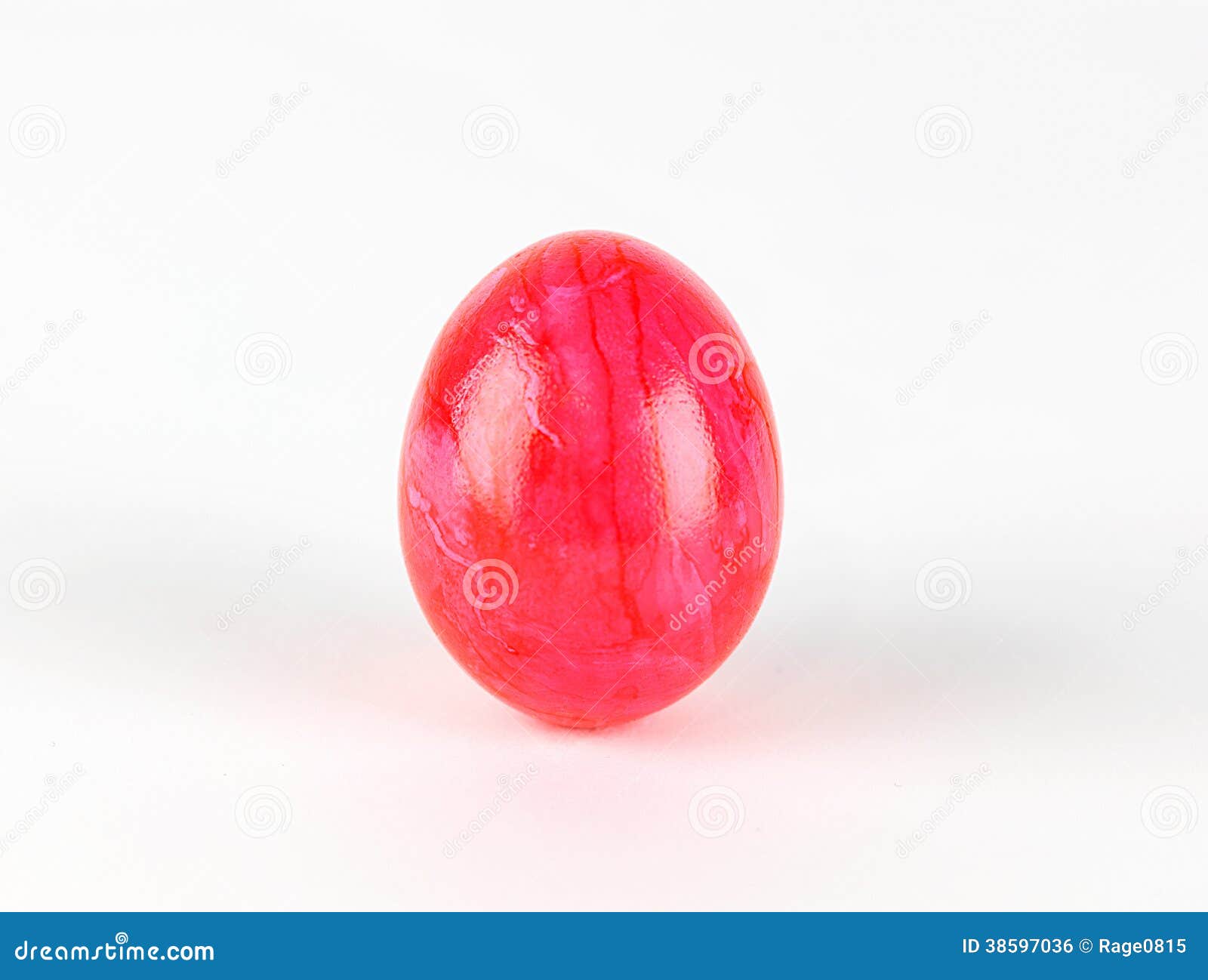 Pink Egg on White Backround Stock Photo - Image of cake, nature: 38597036