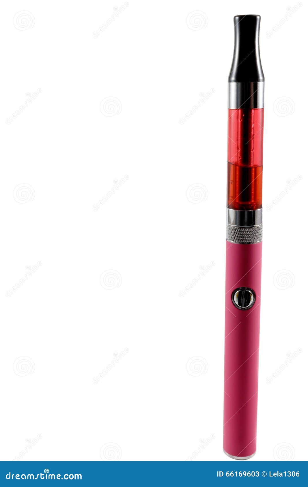 Pink Electronic Cigarette Isolated on White Background Stock Image ...