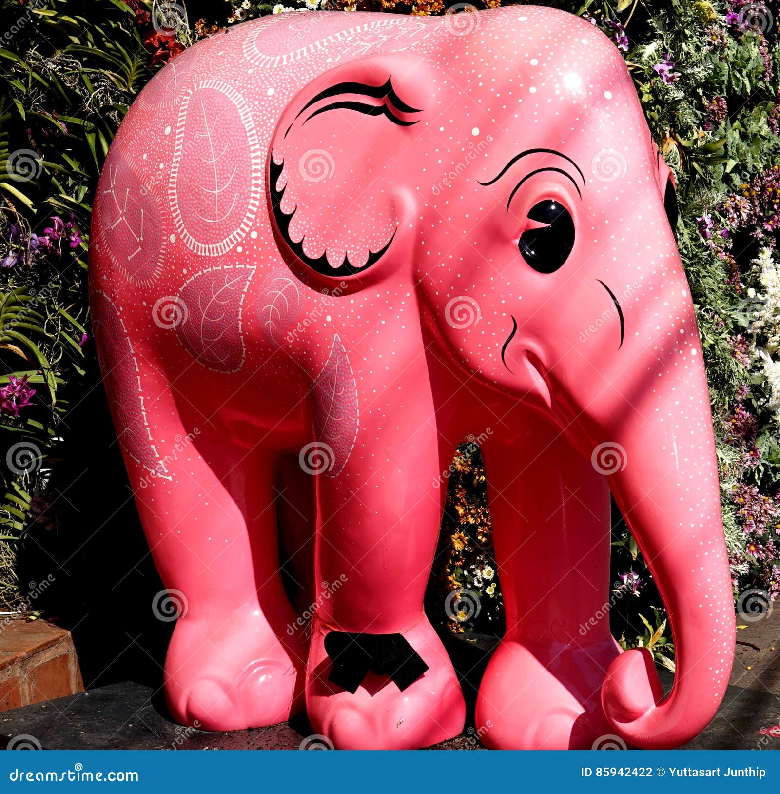 Pink Elephant stock photo. Image of decorate, lover, elephant - 85942422