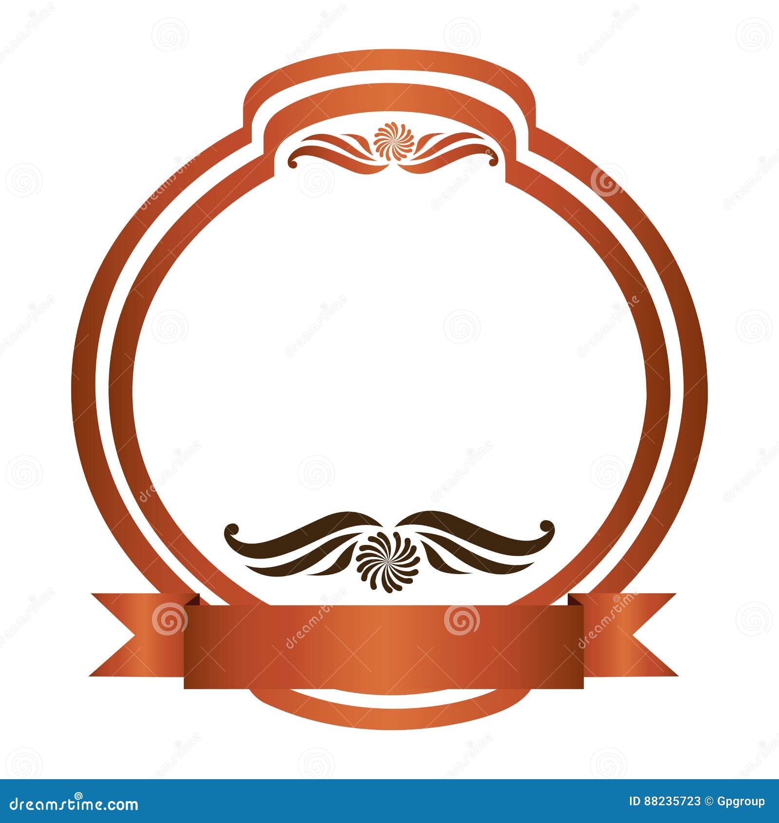 Pink Emblem with Symbols Inside Icon Stock Illustration - Illustration ...