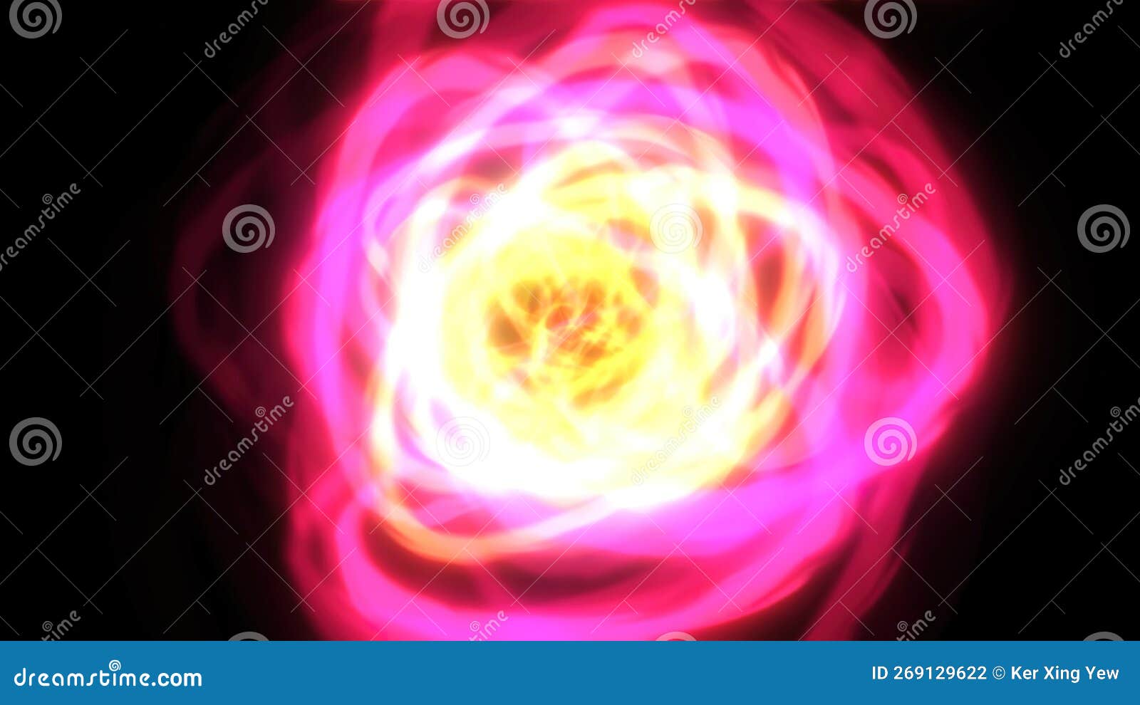 Pink Energy in Effect Background Stock Illustration - Illustration of ...