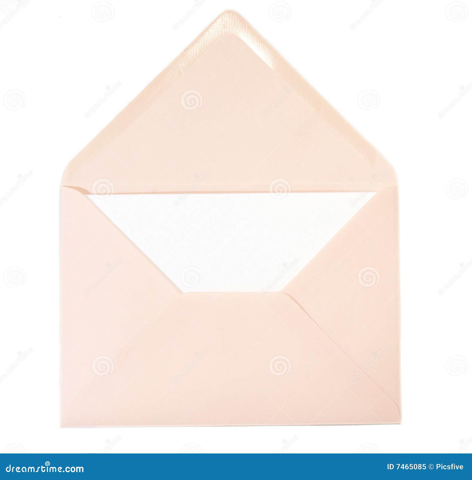 Pink Envelope On Blue Background. Royalty-Free Stock Photography ...