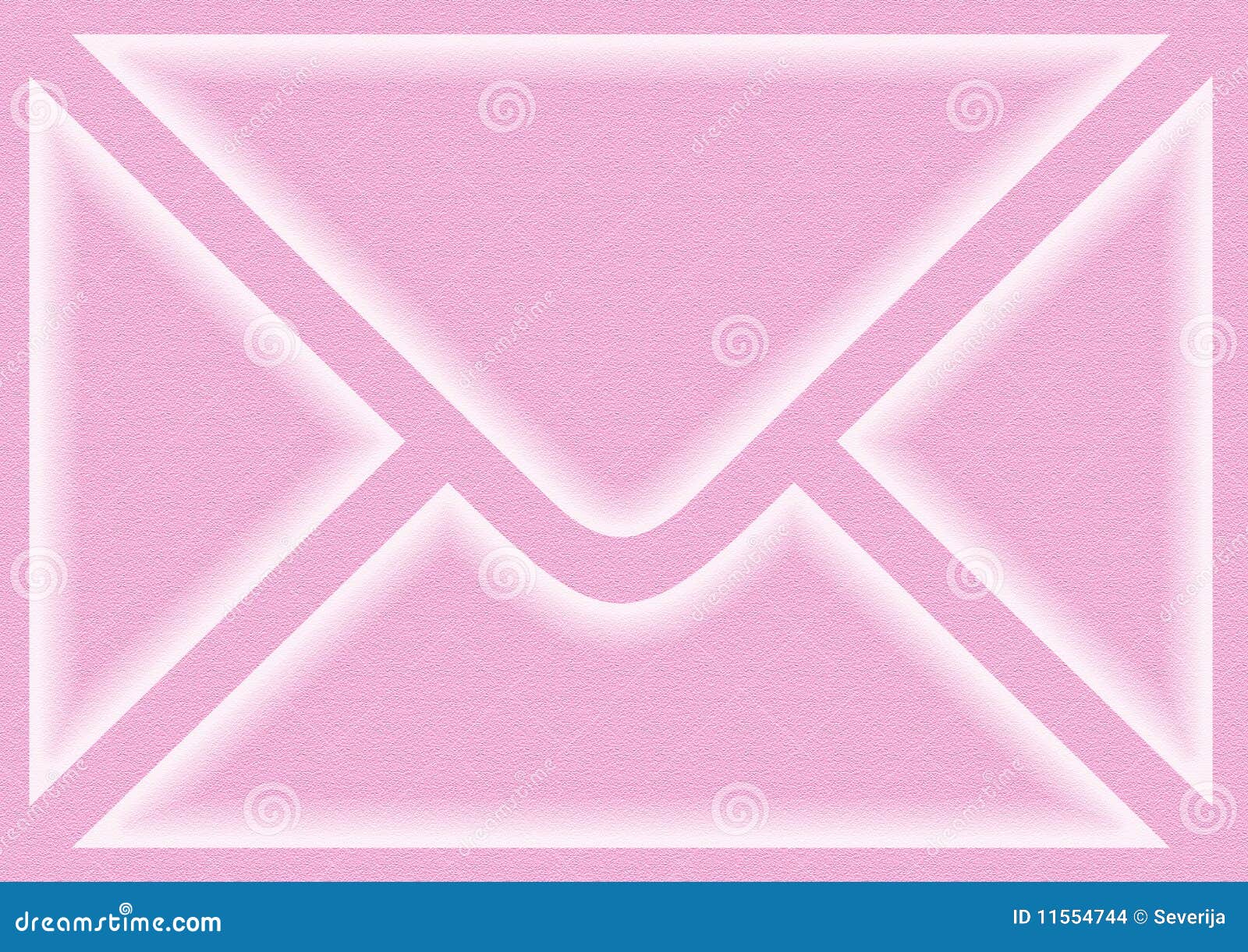 Pink envelope stock illustration. Illustration of compose - 11554744