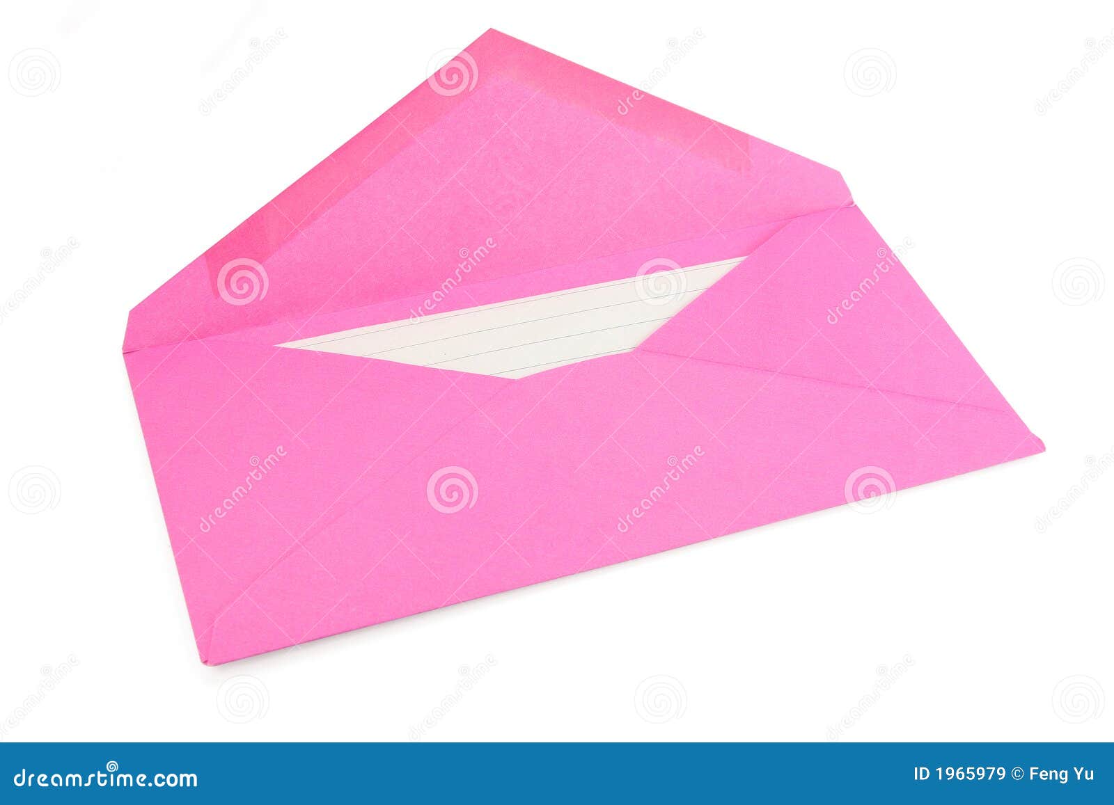 Pink Envelope On Blue Background. Royalty-Free Stock Photography ...