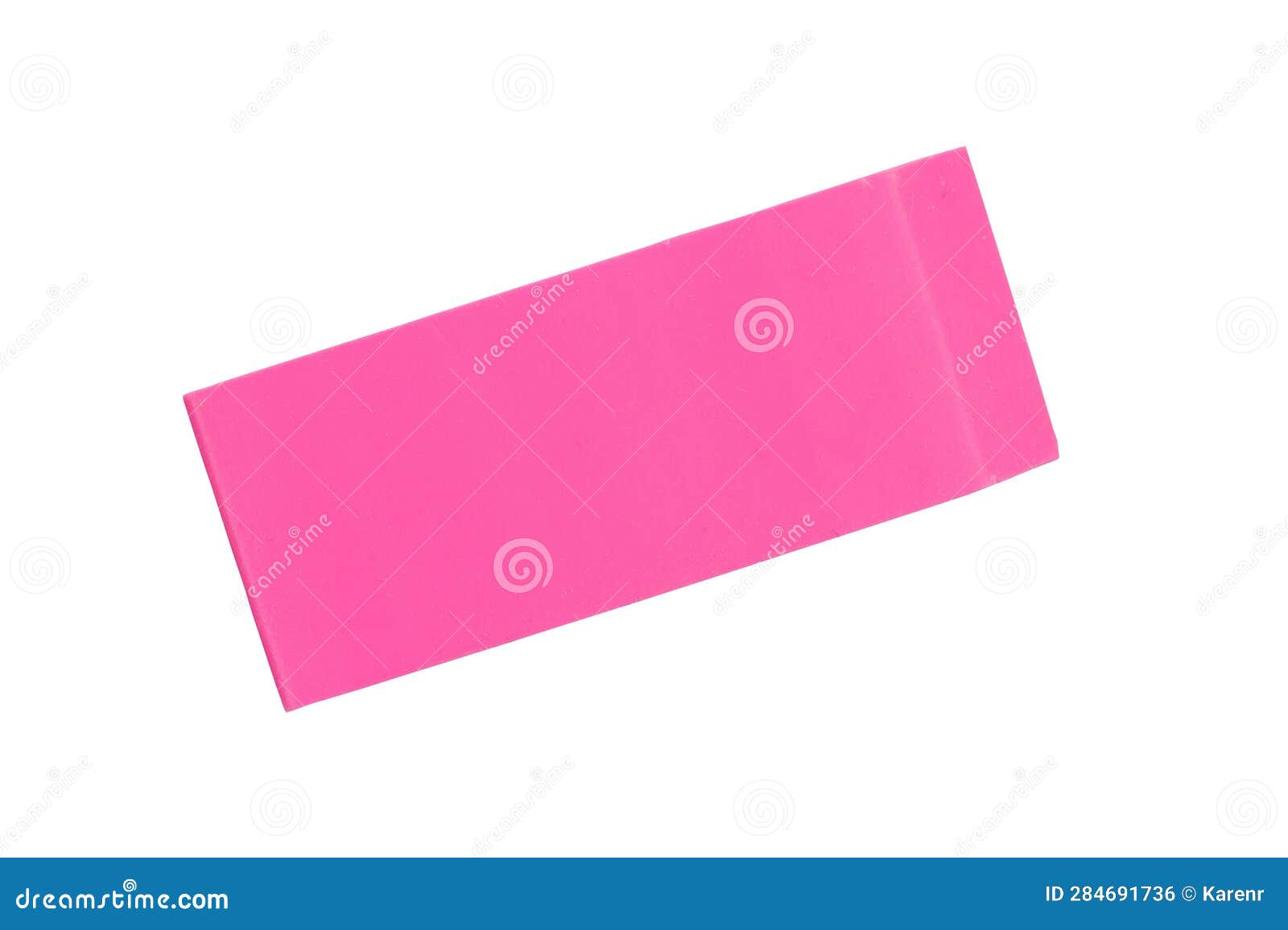 A Pink Eraser Isolated on White Stock Photo - Image of people, isolated ...