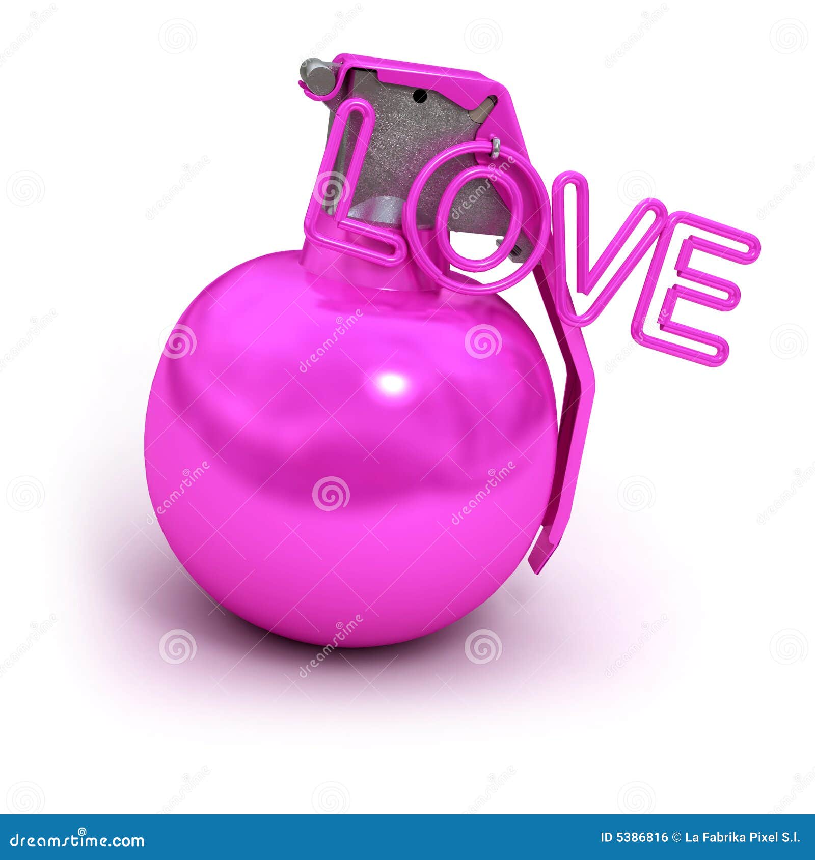 Pink explosive love stock illustration. Illustration of love - 5386816
