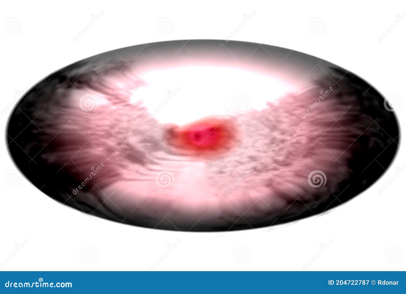 Pink Eye of Predator or a Cold Eye of a Reptile with Strong Light ...