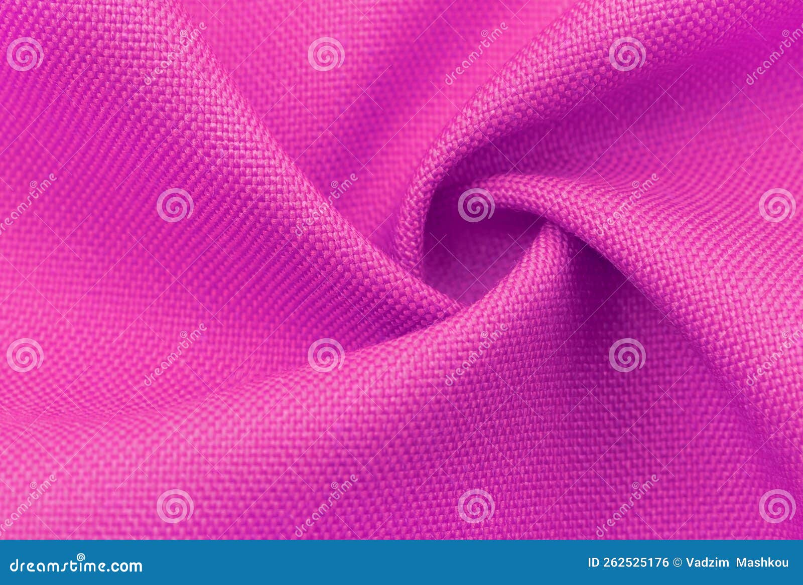 Pink Fabric Background with Folds and Waves. Textile. Material Stock ...