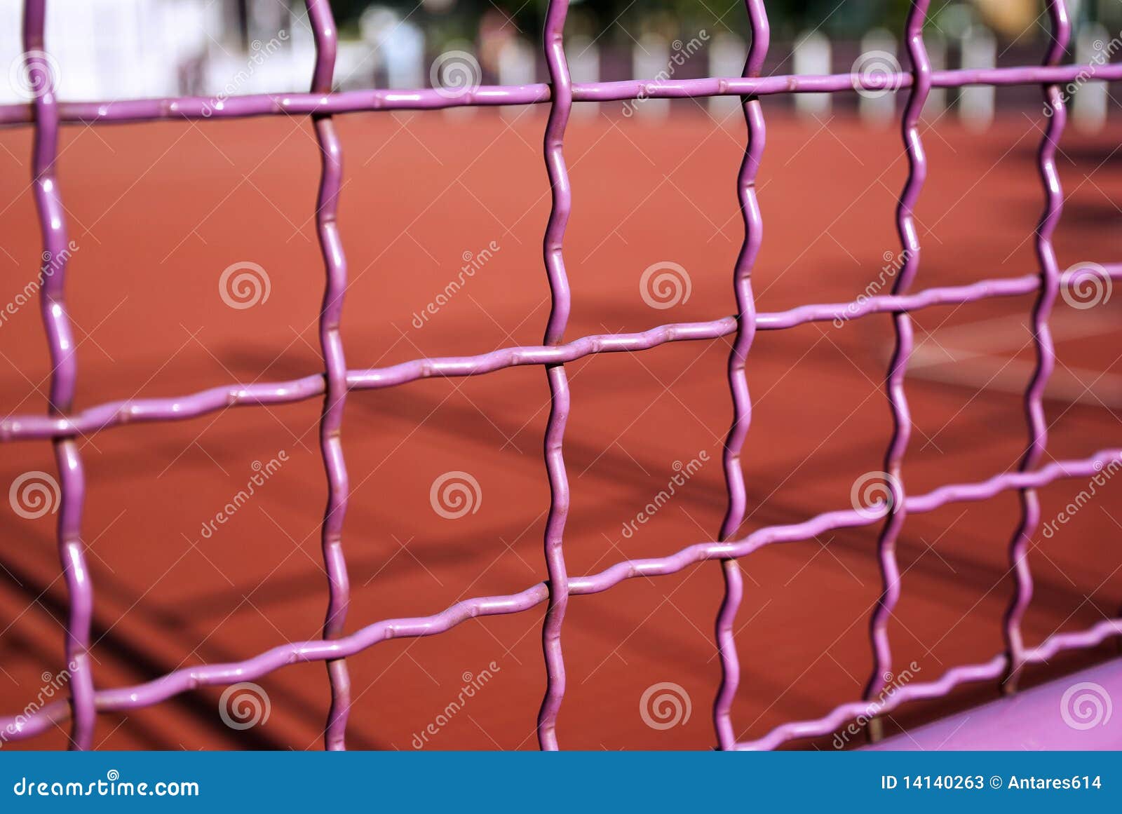Pink fence stock image. Image of barrier, metal, property - 14140263