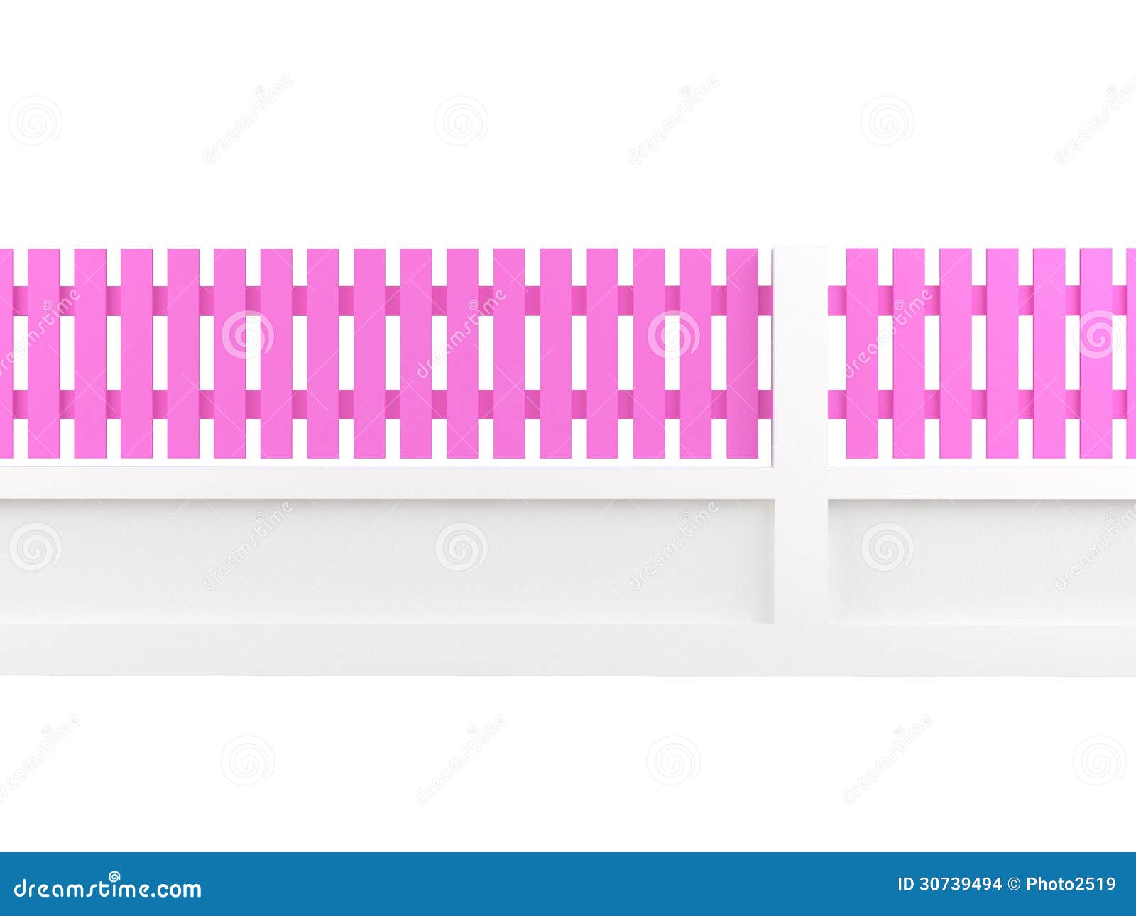 Pink fence stock illustration. Illustration of natural - 30739494