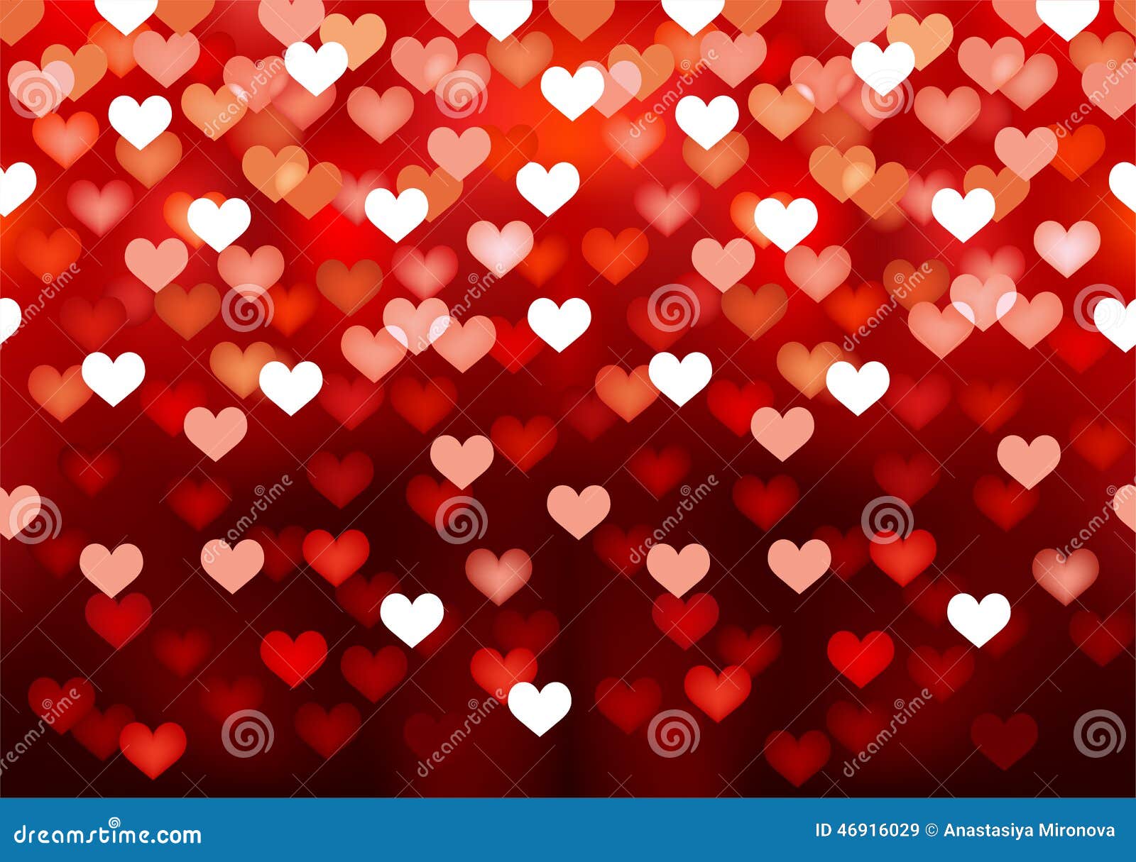 Pink Festive Lights in Heart Shape, Vector Stock Vector - Illustration ...