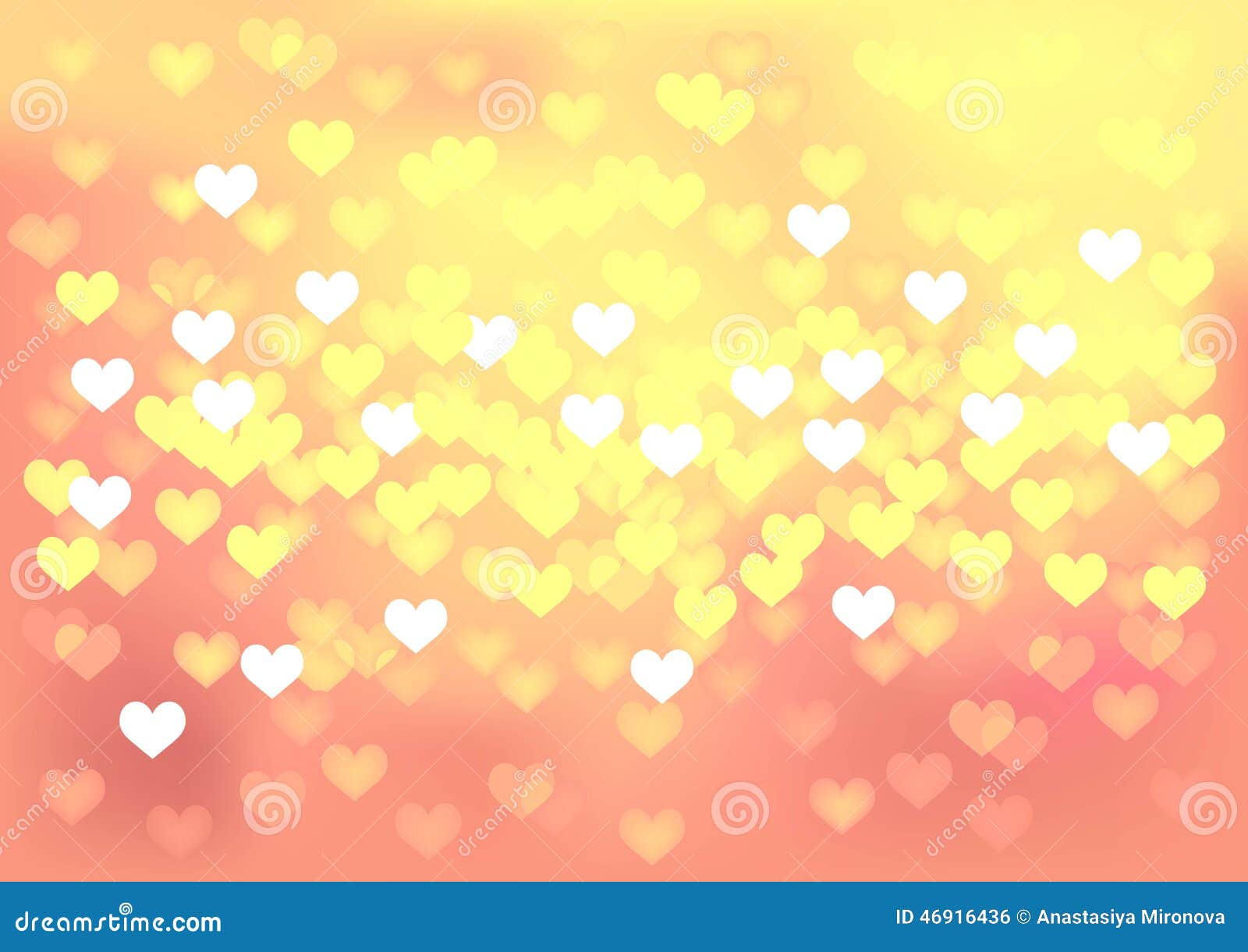Pink Festive Lights in Heart Shape, Vector Stock Vector - Illustration ...