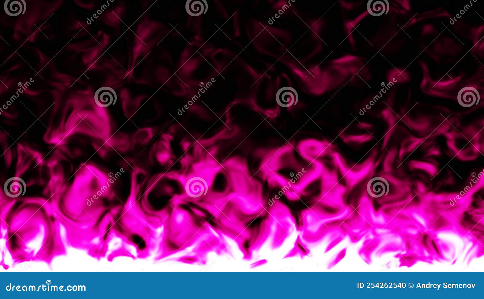 Pink Fire Background. Flames Backdrop. 3D Render. Stock Illustration ...