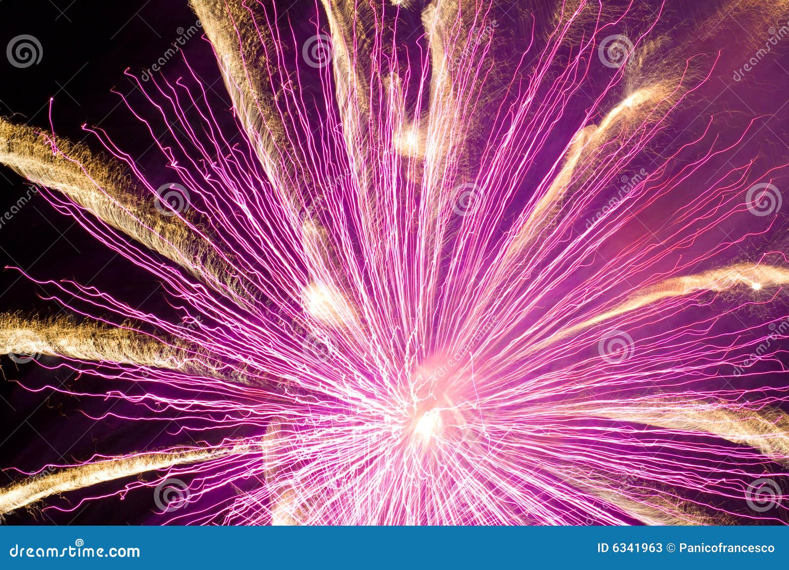 Pink fireworks stock image. Image of danger, explosive - 6341963