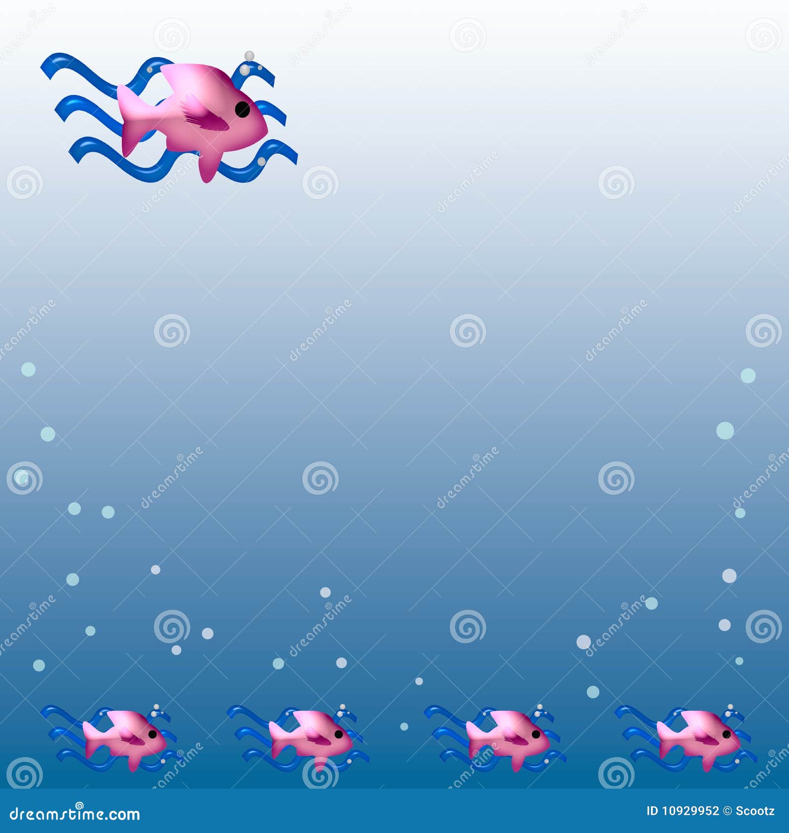 Pink Fish Vector Flat Illustration. Cute Cartoon Character. Sea ...